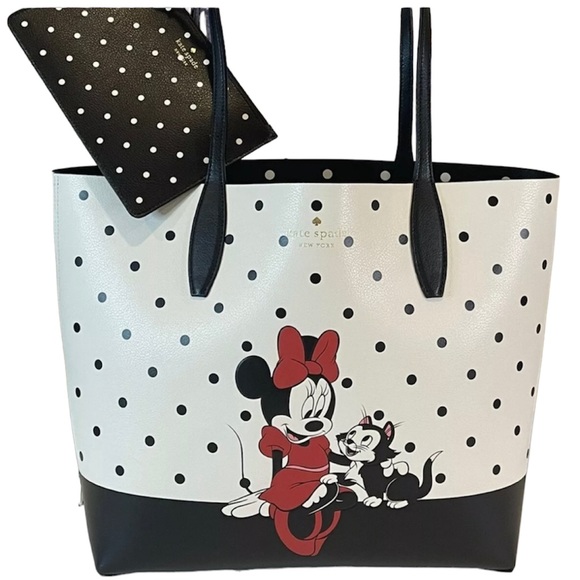kate spade | Bags | Nwt Disney Kate Spade Minnie Mouse Tote Bag ...